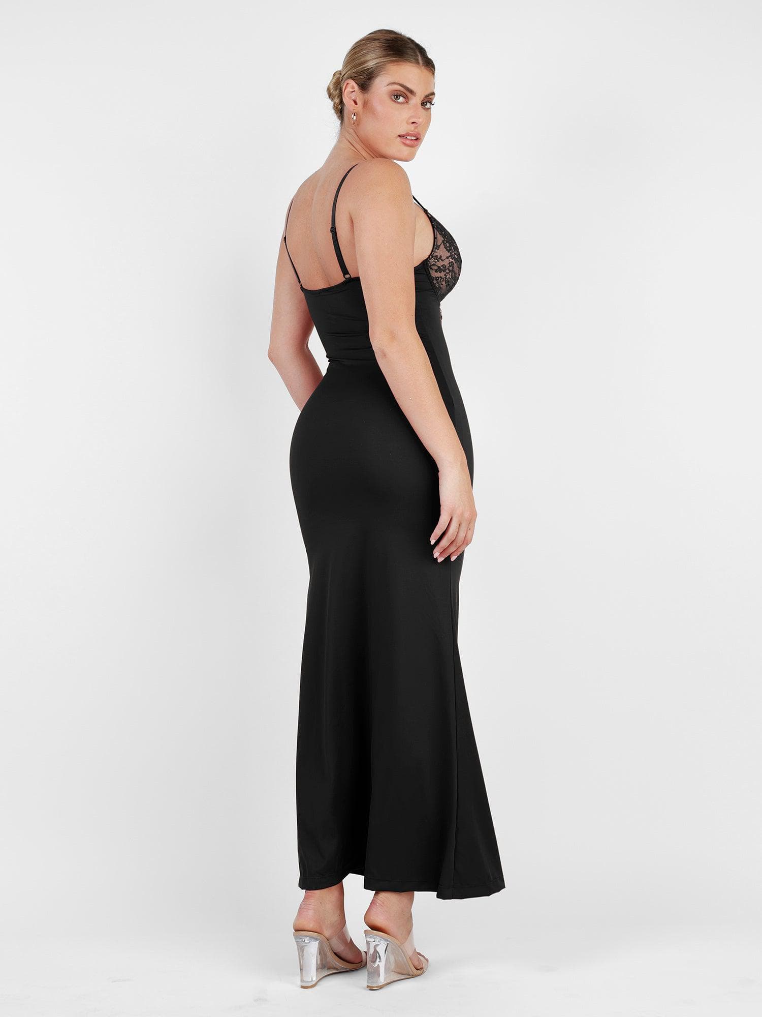 Shapewear Lace Dress | Sheer Mesh Cover-Up Set - Popilush