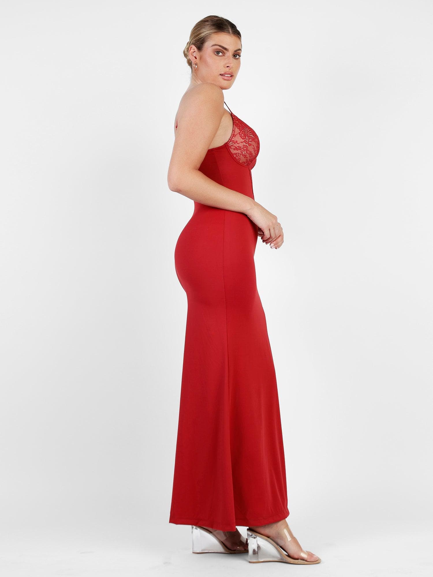 Built-In Shapewear Lace Bodysuit Or Jumpsuit Or Dress | Popilush – Popilush®