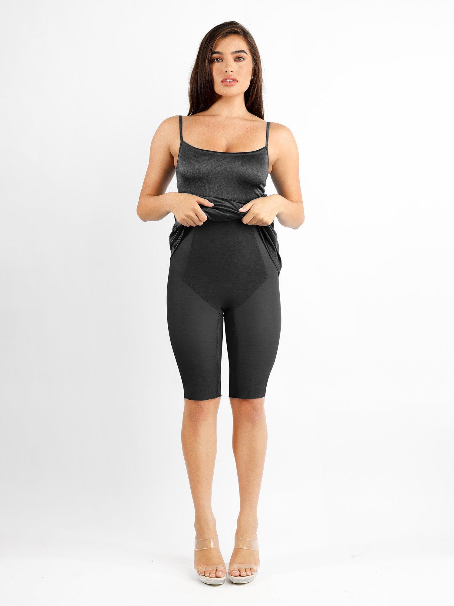 Shapewear Solid Shine Slimming Maxi Dresses or Bodysuit – Popilush®