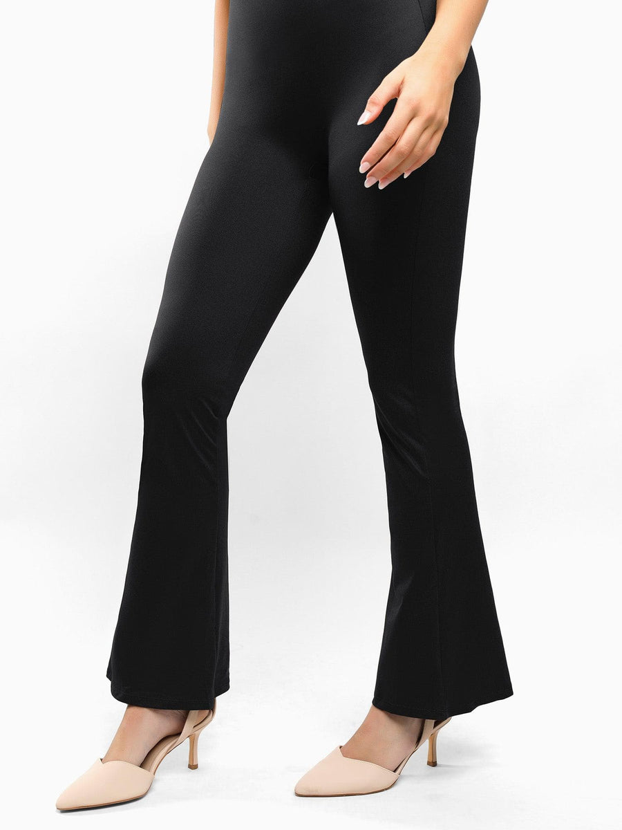 Shapewear Butt Lift Flare Leg Strappy Jumpsuit – Popilush®