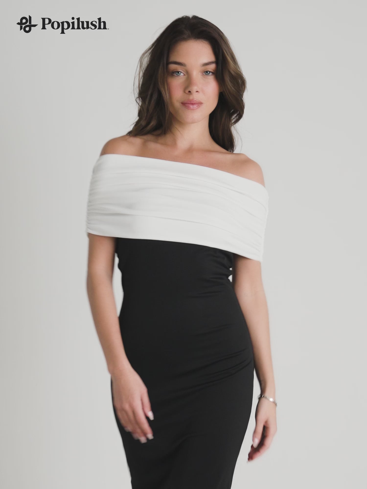 Bluetag Cooling Ruched Bandeau Shawl | Popilush – Popilush®