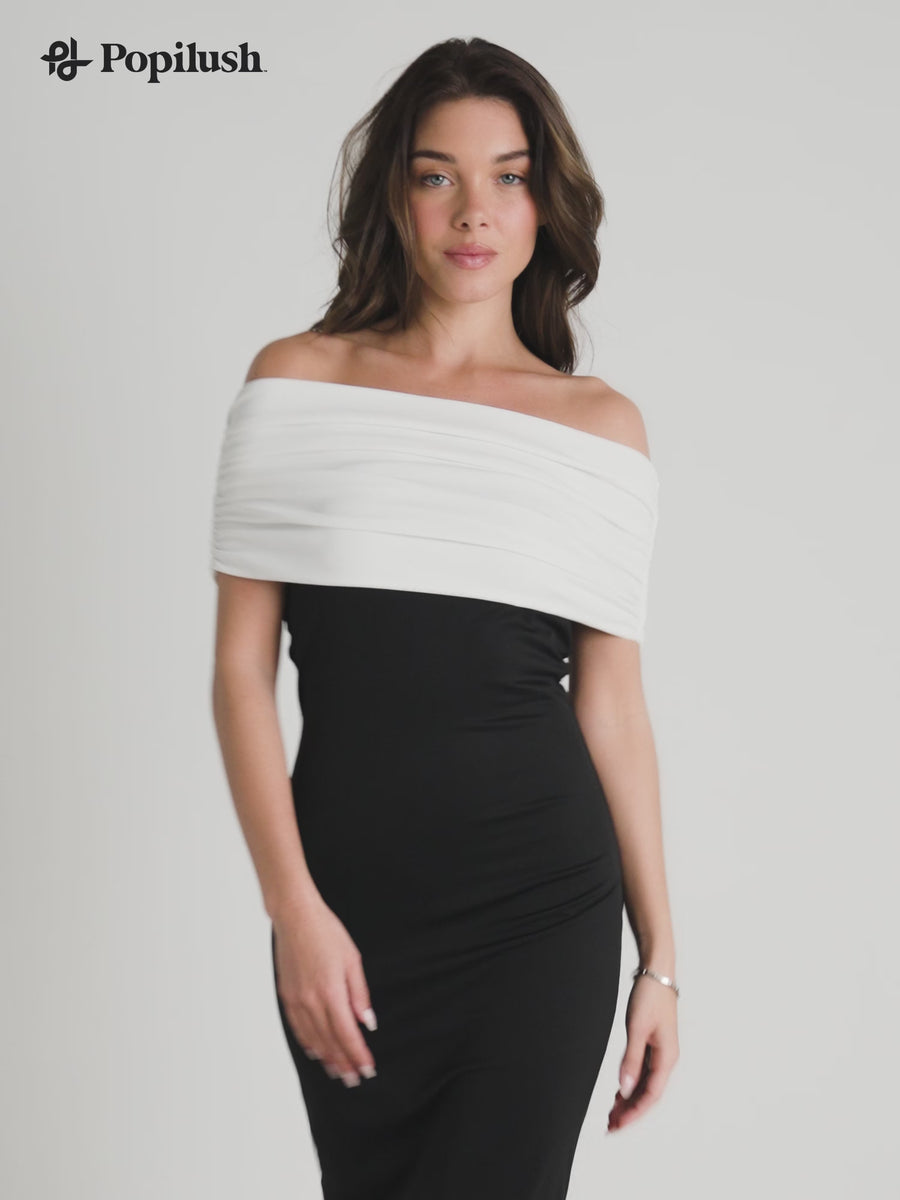 Bluetag Cooling Ruched Bandeau Shawl | Popilush – Popilush®